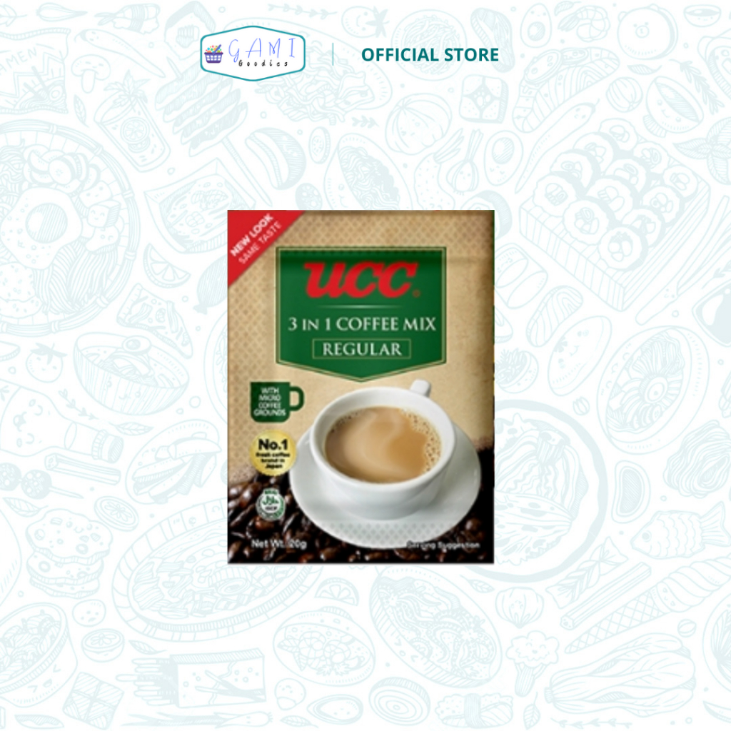 UCC 3-in-1 Instant Coffee Regular Bag 20g | Shopee Philippines