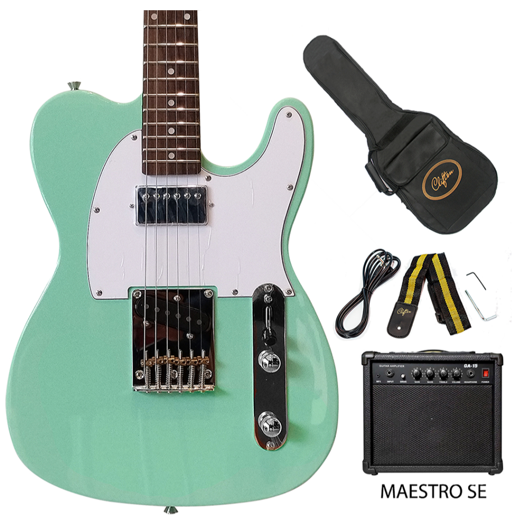 Clifton Vintage Custom Telecaster Single Coil Pickups Electric Guitar ...