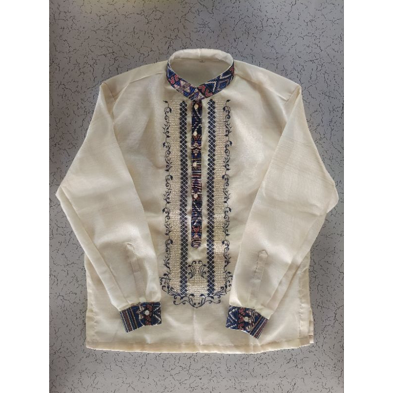 BARONG TAGALOG PIÑA MOCHA ETHNIC STYLE WITH LINING | Shopee Philippines
