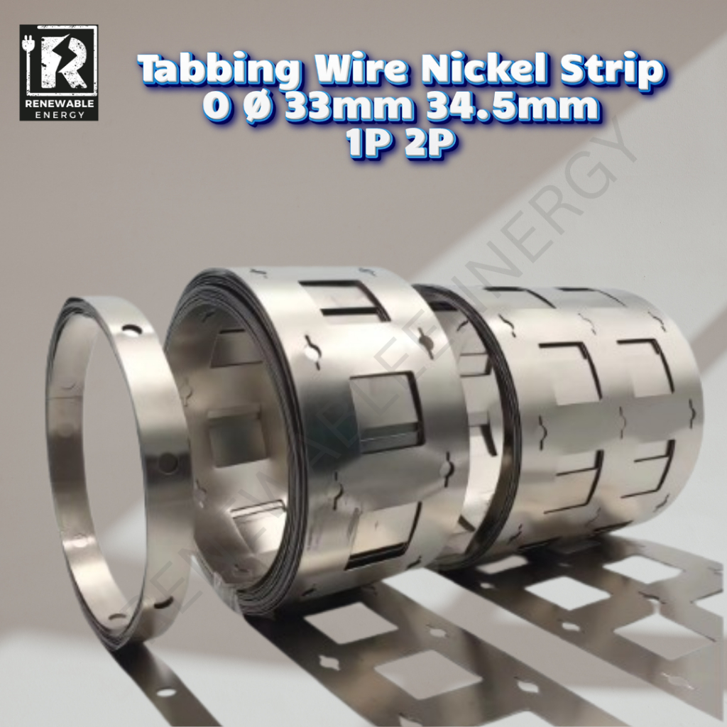 1 METER NICKEL STRIP TABBING WIRE Ø O1 Meter Nickel Strip Tabbing Wire for 1P and 2P 1P 2P ...