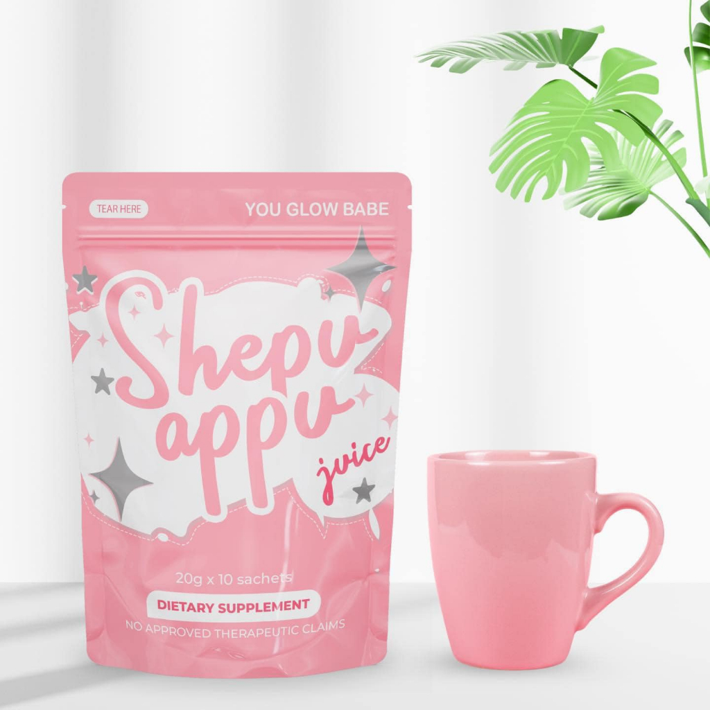 SHEPI APPU you glow babe juice 10 sachet x 15 g | Shopee Philippines