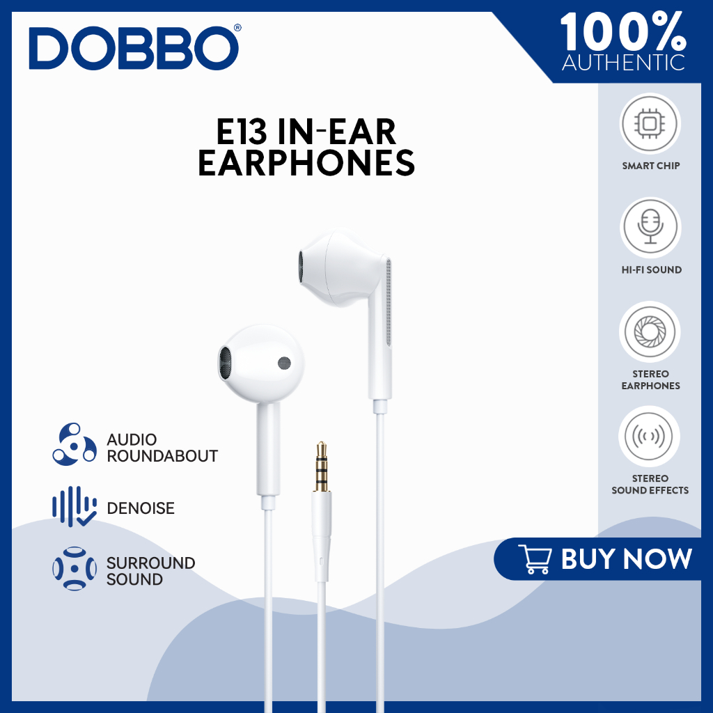 Dobbo E13 in-ear Earphone, 3.5mm earphone | Shopee Philippines