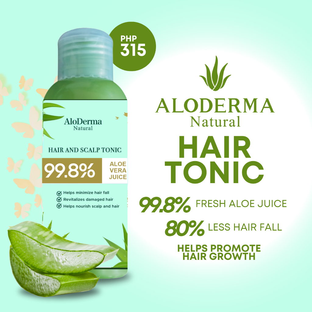 ALODERMA Aloe Hair Tonic 110ml | Shopee Philippines