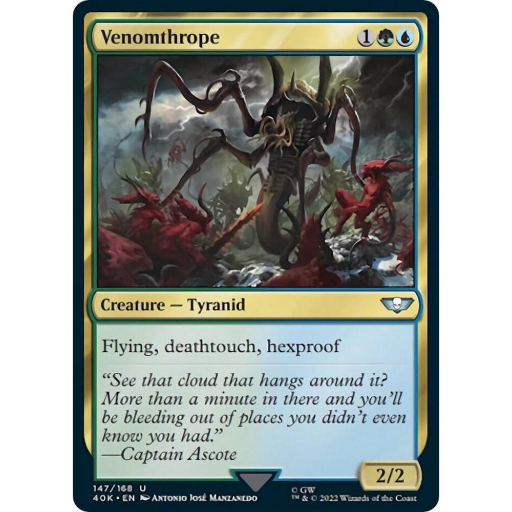 Venomthrope - Universes Beyond: Warhammer 40,000 (40K) MTG | Shopee ...