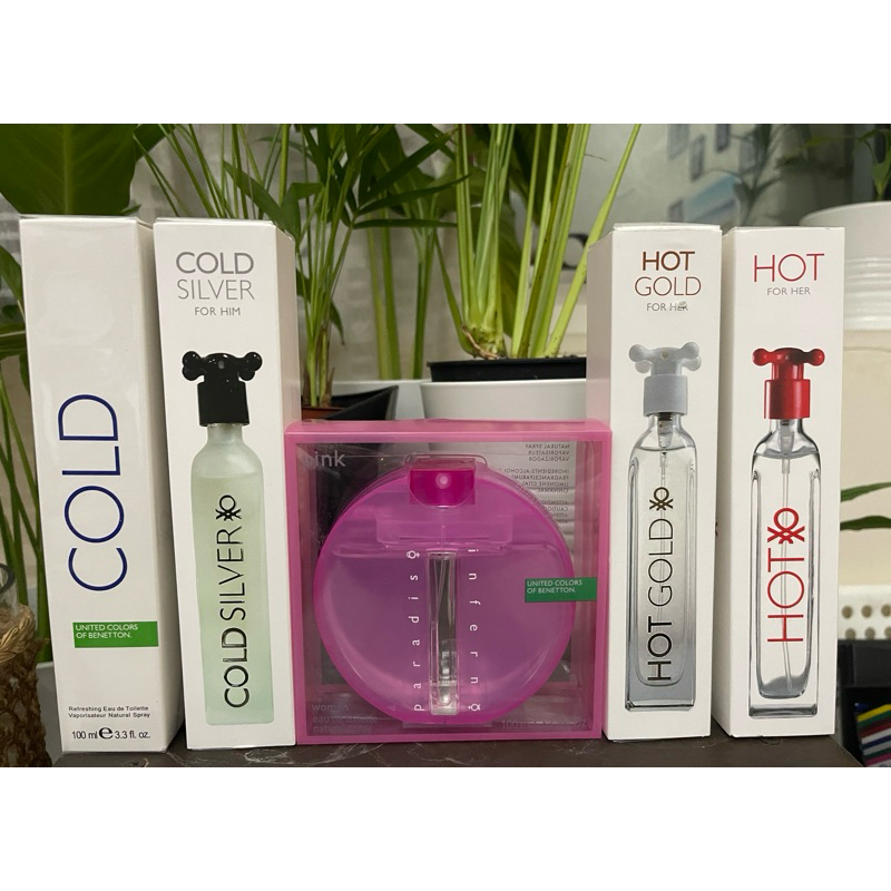 Benetton Hot/Cold/Silver/Gold/Inferno Paradiso Pink | Shopee Philippines