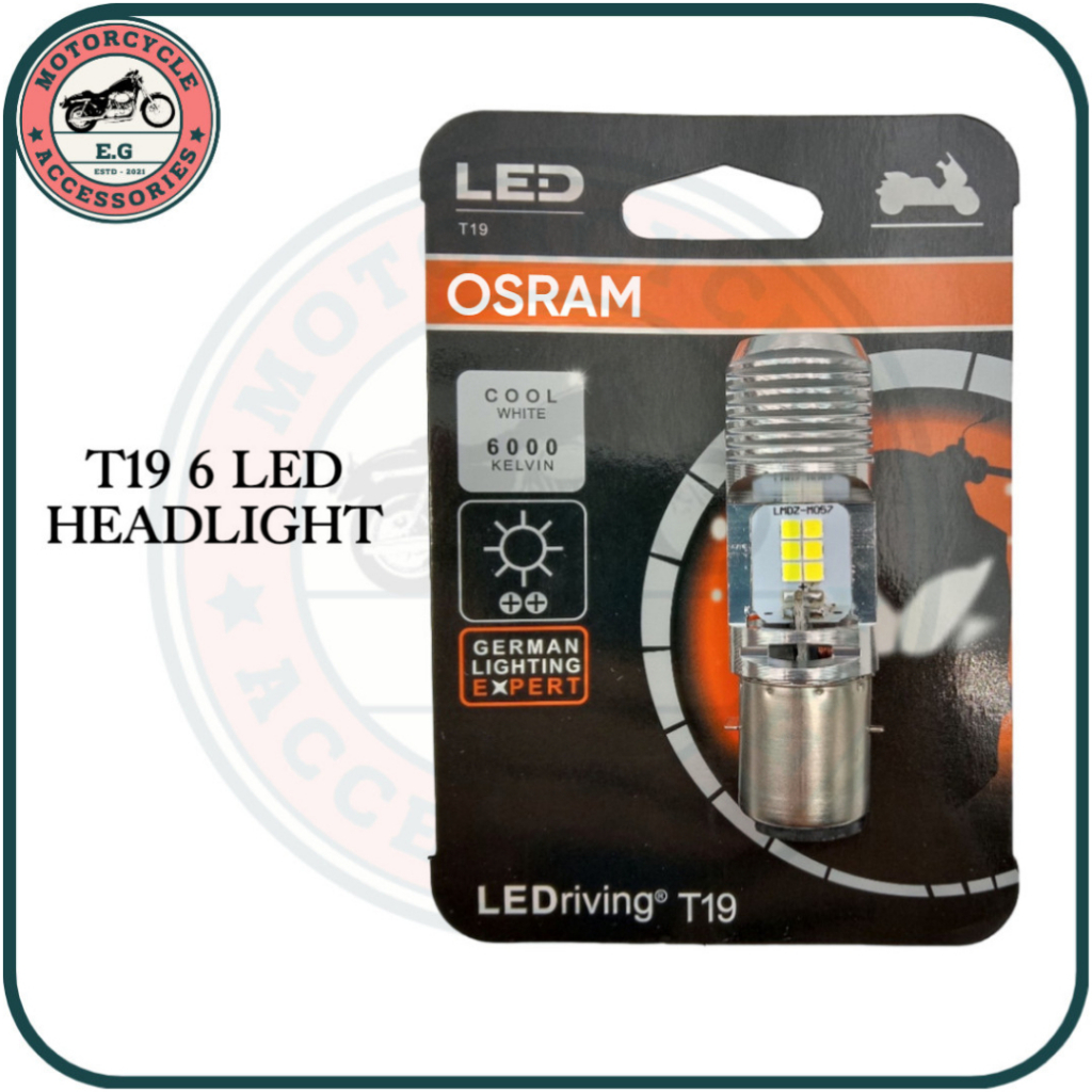 EG Motorcycle Headlight LED Bulb T19/H4 Headlight Components | Shopee Philippines