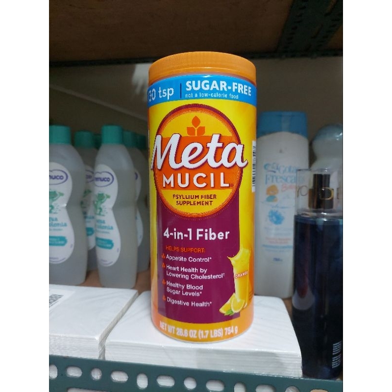 Metamucil 4-in -1 Fiber (Psyllium Fiber Supplement) 1pc only | Shopee ...