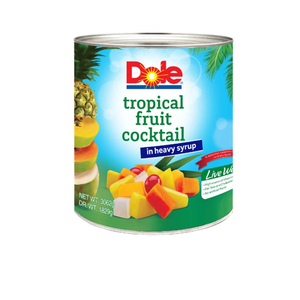 Dole Tropical Fruit Cocktail In Heavy Syrup 3.03Kg | Shopee Philippines