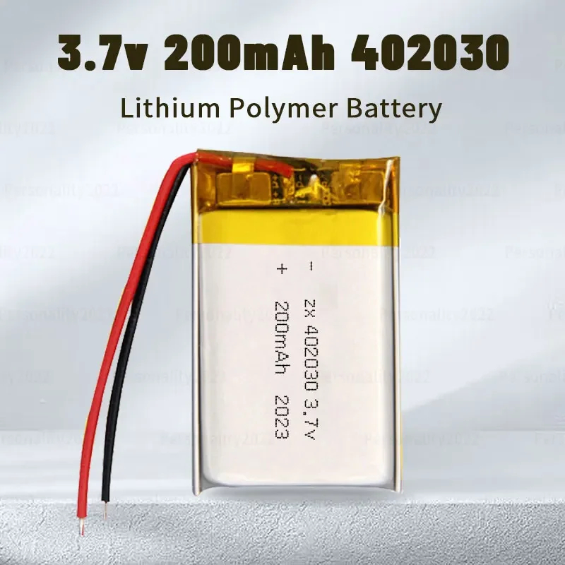 402030 Li Po Battery 200mAh 3.7V Li-ion Polymer Mini Batteries for ...
