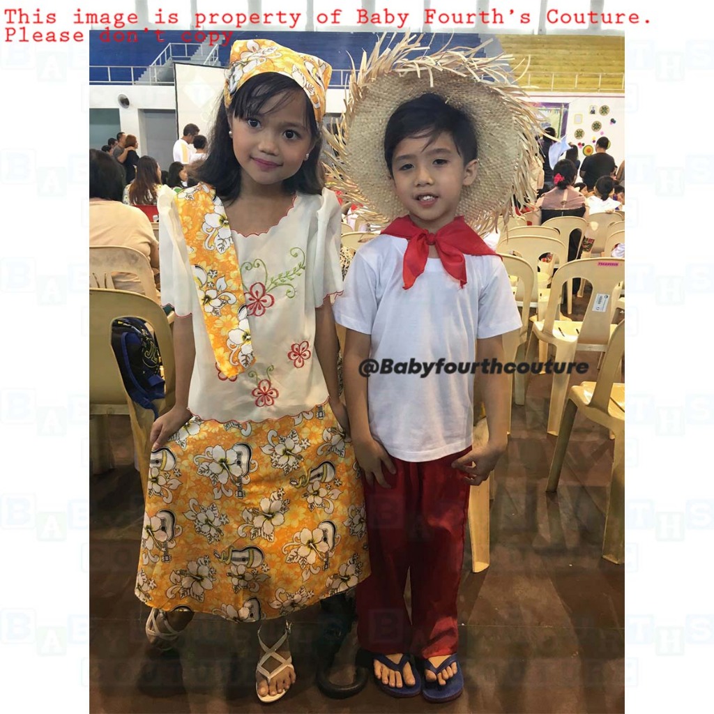 BFCM Kids Baro't Saya Costumes for the Wika School Event | Shopee ...