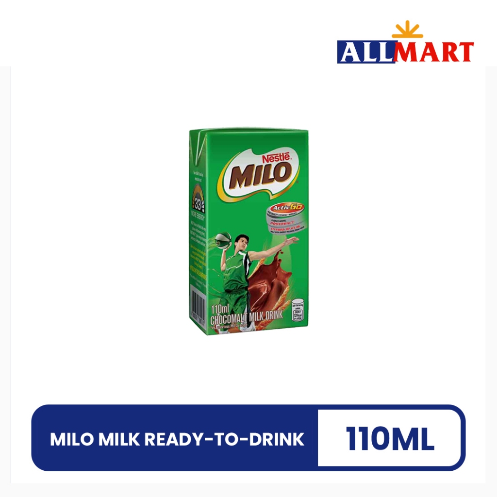 Milo Milk Ready-To-Drink 110ml | Shopee Philippines