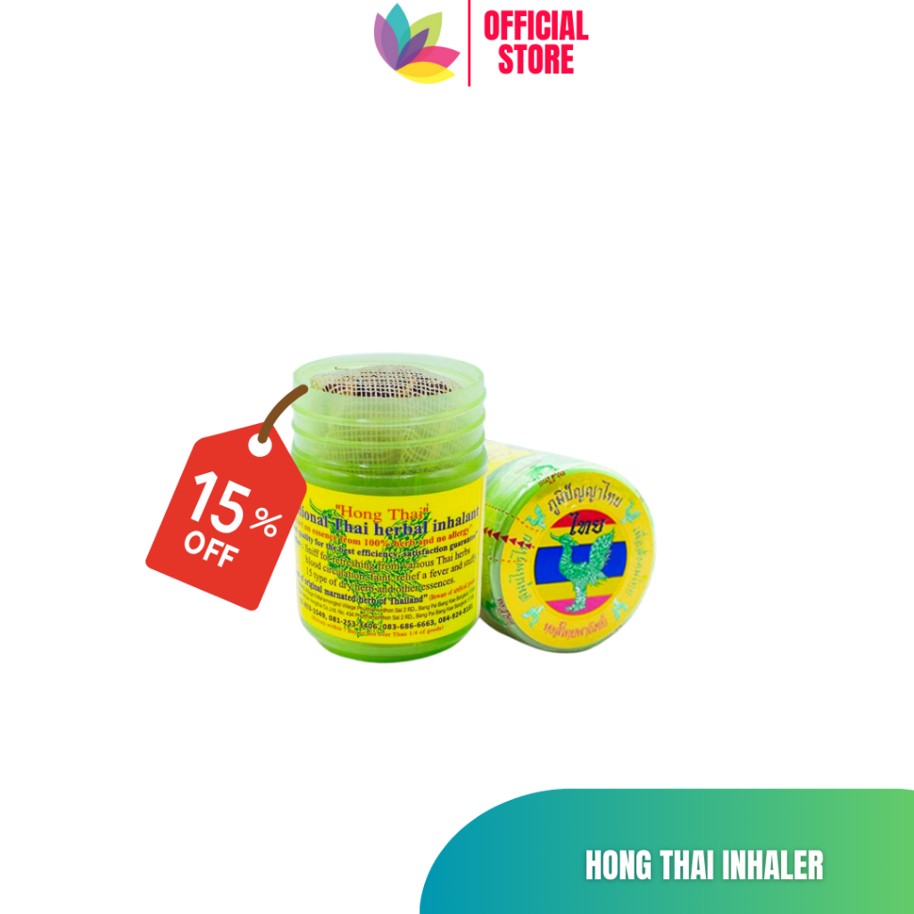 HONG THAI Traditional Thai Compound Herbal Inhaler 10g ( 1 Bottle ...