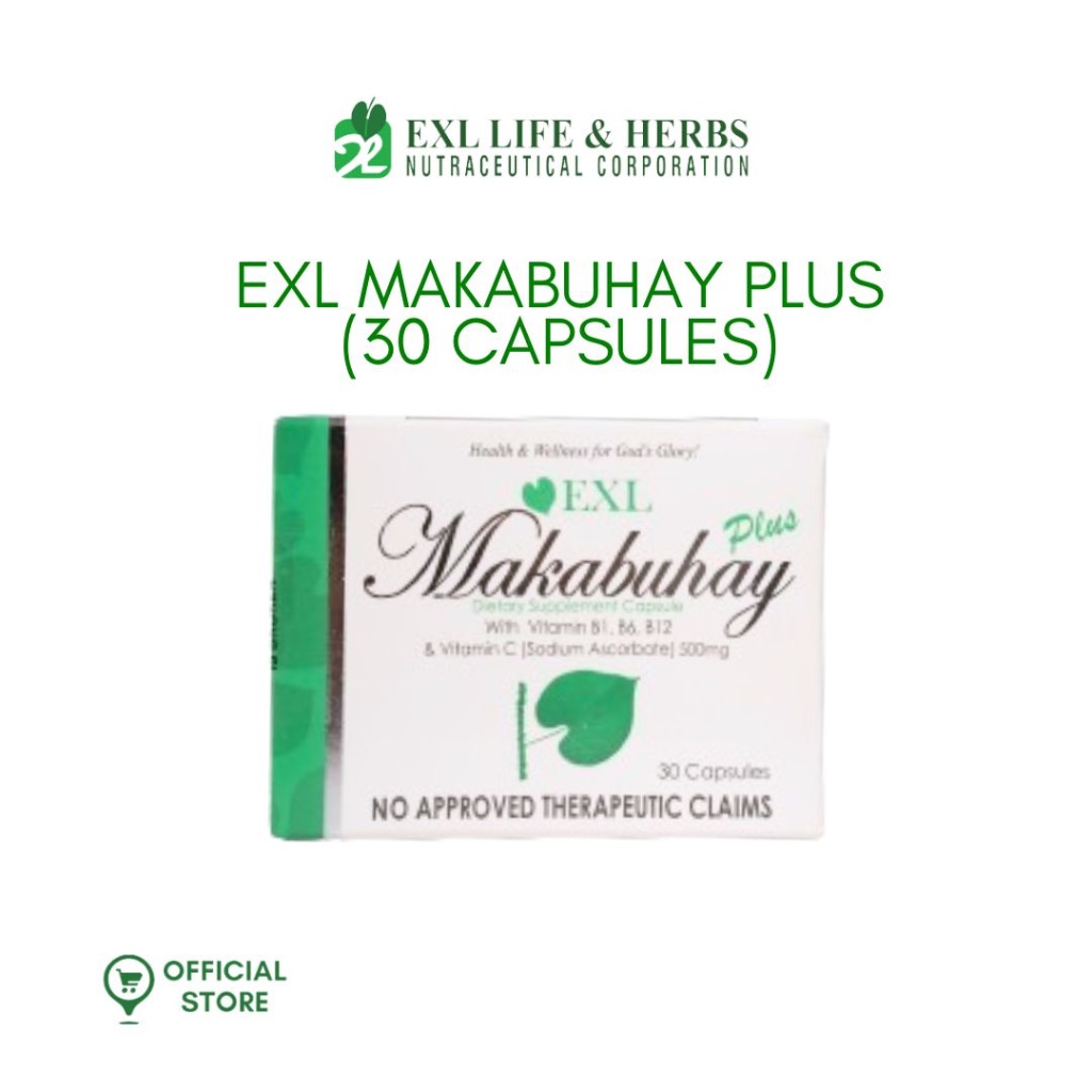 EXL Makabuhay Plus Dietary Supplement (30 capsules per box) | Shopee ...