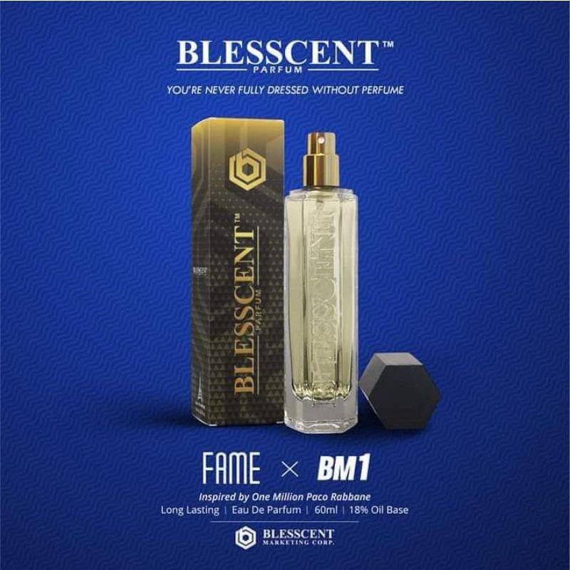 [BLESSCENT] Oil Based Perfume for Men | BM1 - FAME (60ml) | Shopee ...