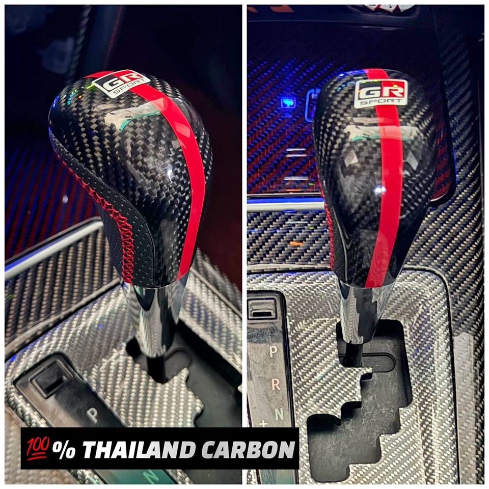 GR SPORT Thailand carbon fiber toyota automatic shift knob Hilux ...