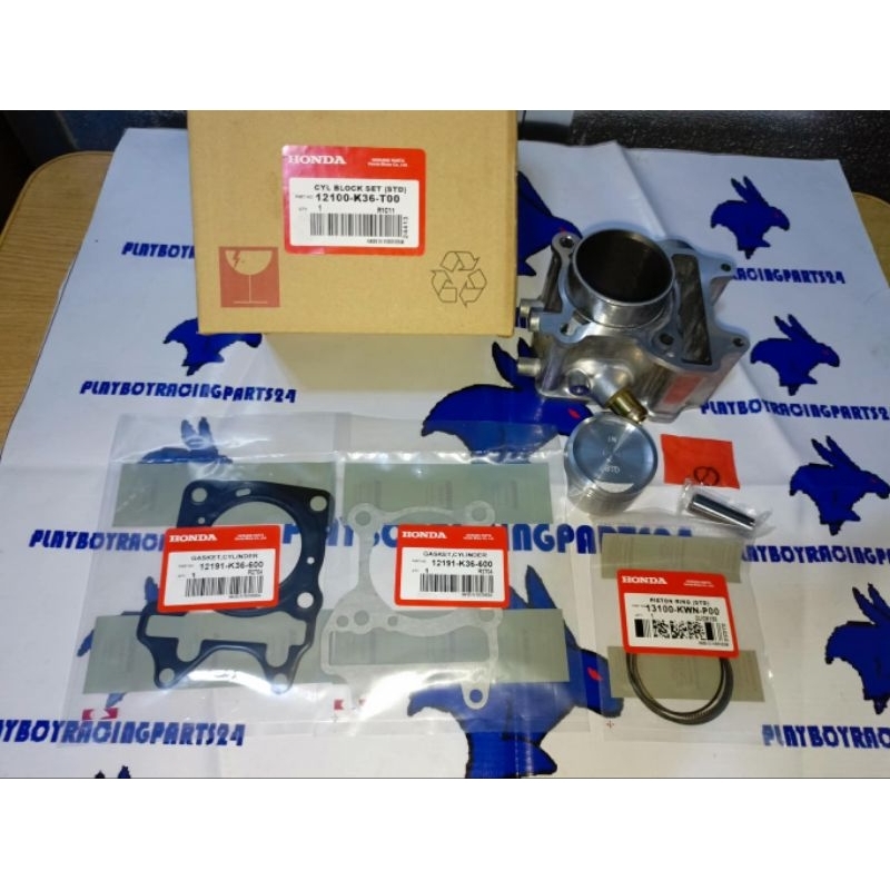 Honda click150 fi cylinder block kit assy(standard) | Shopee Philippines