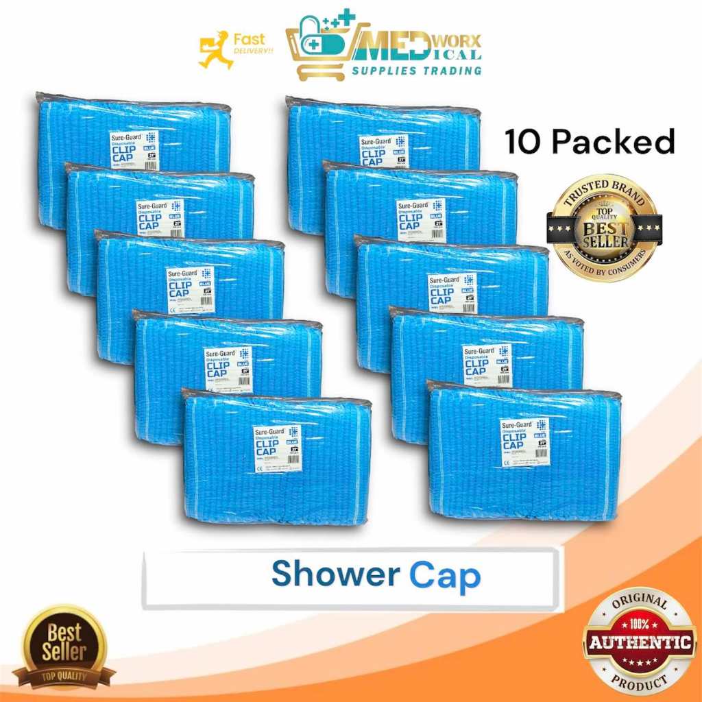 10 PACKS (1000 PIECES) Disposable Surgical cap, Hair net, Bouffant cap ...