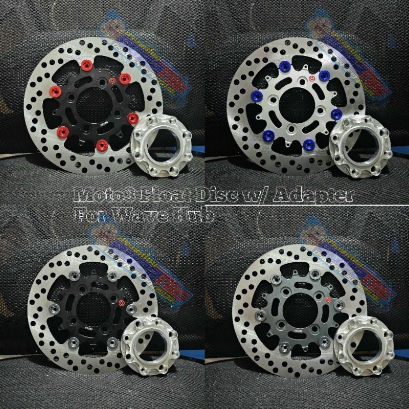 Moto3 Float Disc w/ Adapter For Wave Hub | Shopee Philippines