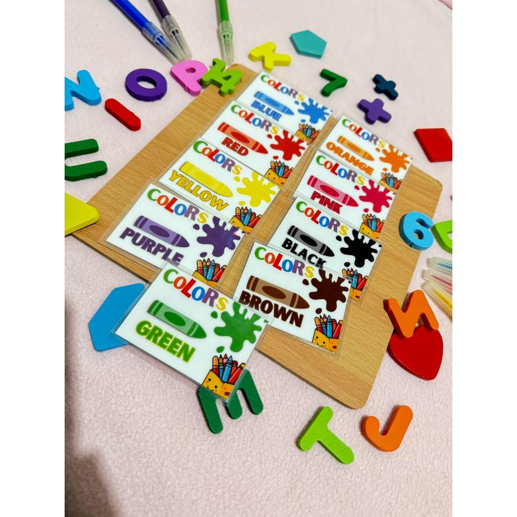 Educational FlashCards - Color/Shapes/Number/Weather Bundle (PHYSICAL ...