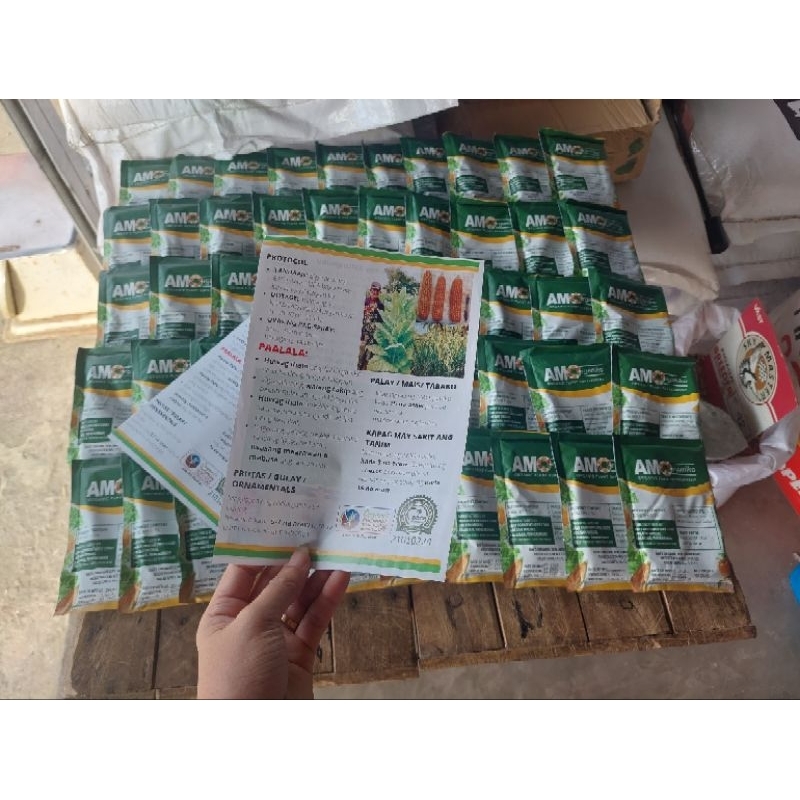 AMO ORGANIC PLANT SUPPLEMENT - 1 BOX ( 50 PACKS × 100 GRAMS ) | Shopee ...