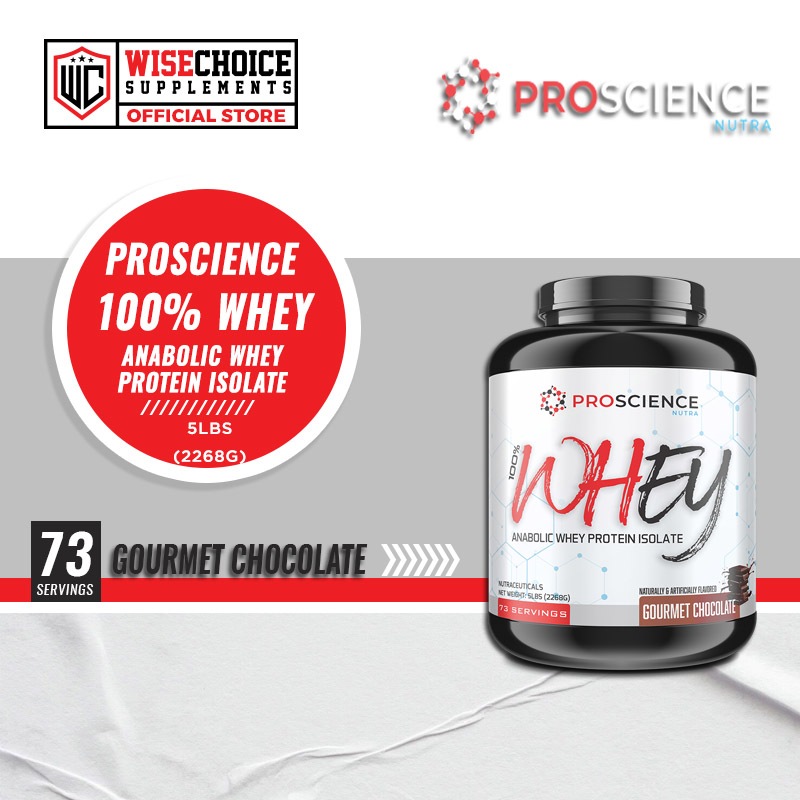 Proscience Nutra - 100% Whey Anabolic Whey Protein 5Lbs | Shopee ...