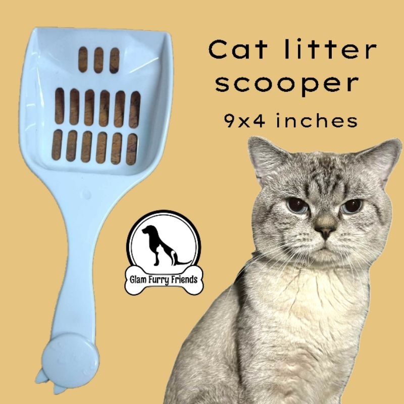 Cat litter plastic poop scooper 22x10cm | Shopee Philippines