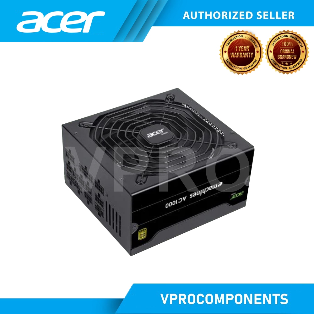 Acer AC-550/ AC-650/ AC-750/ AC 1000 Full Modular Power Supply| 80plus ...