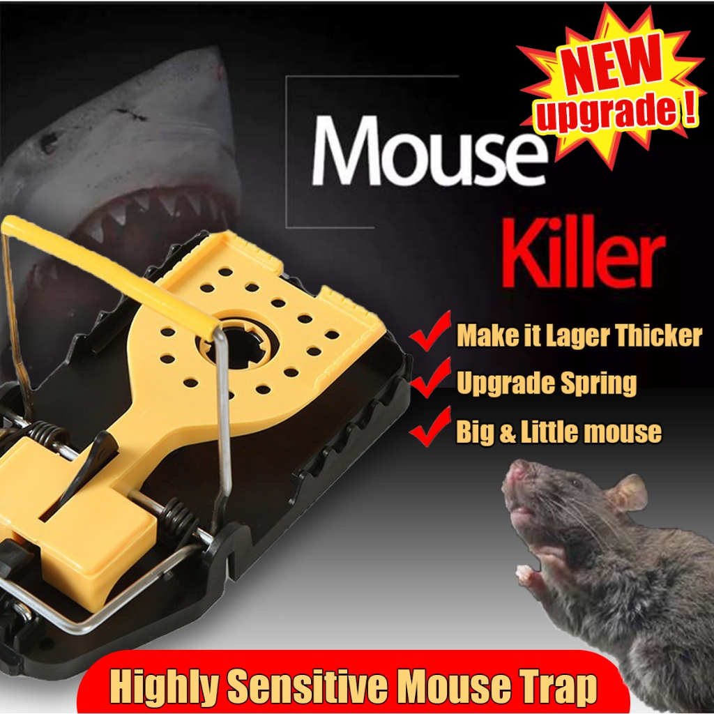Upgraded Large Mouse Rat Traps High Sensitive Snap Plastic Mouse Trap ...