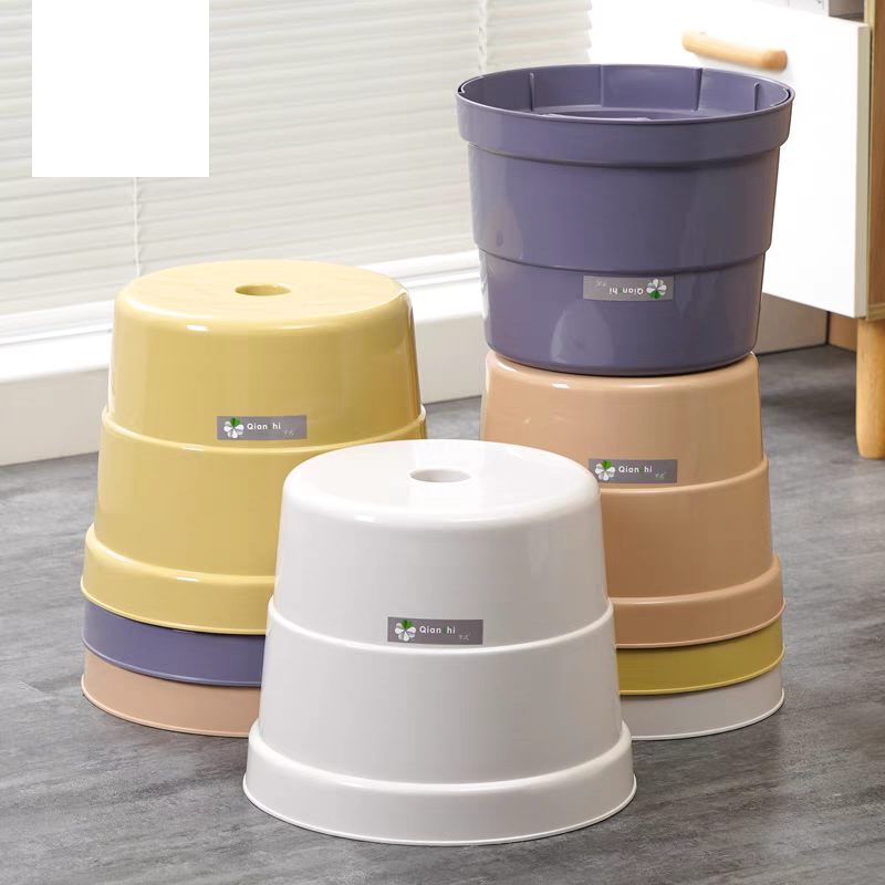 Plastic low stool children thickened home fashion coffee table round ...