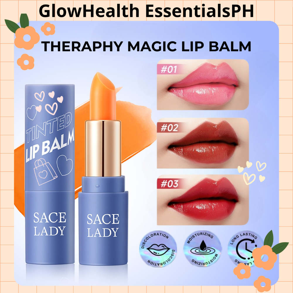 SACE LADY Tinted Lip Balm Discoloration Long Lasting Moisturizing ...