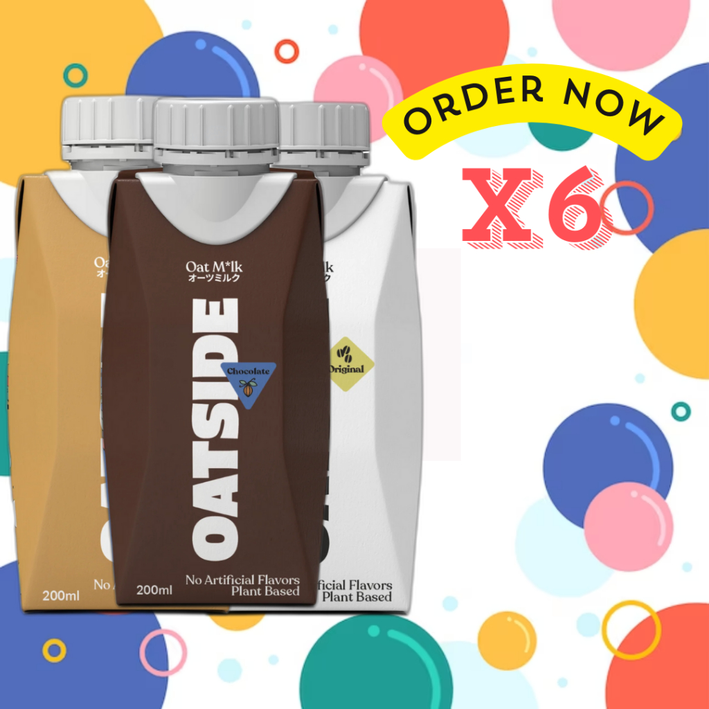 OATSIDE OAT MILK 200ML X 6PCS PACK BARISTA BLEND OAT MILK CHOCOLATE OAT ...