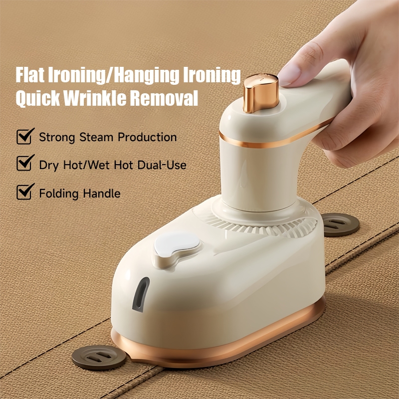 Steamer Iron Mini Portable Handheld Flat Iron for Travel Home Steam ...