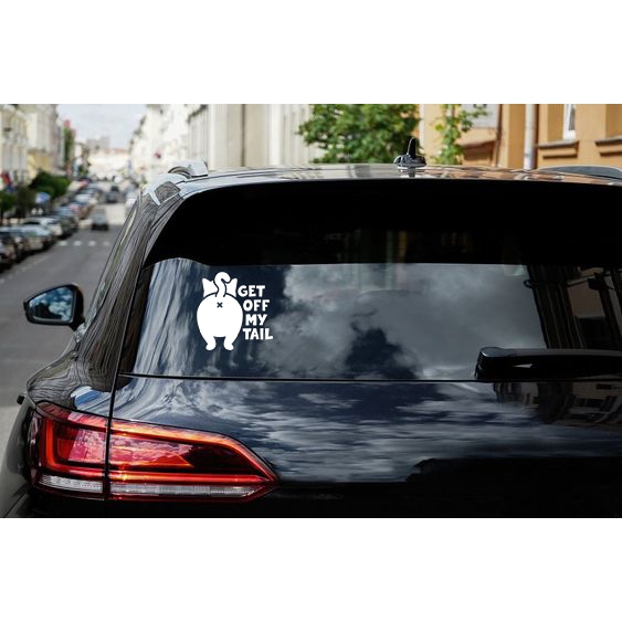 SKT Car Sticker/Decal / GET OFF MY TAIL Car Sticker | Shopee Philippines