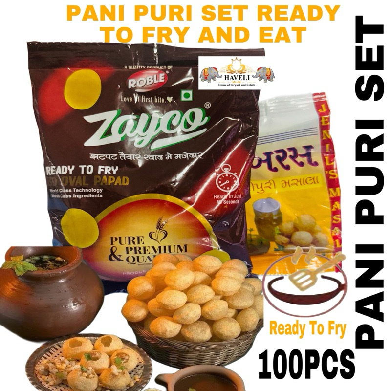 Zayco Pani Puri Set Fry And Eat | Shopee Philippines