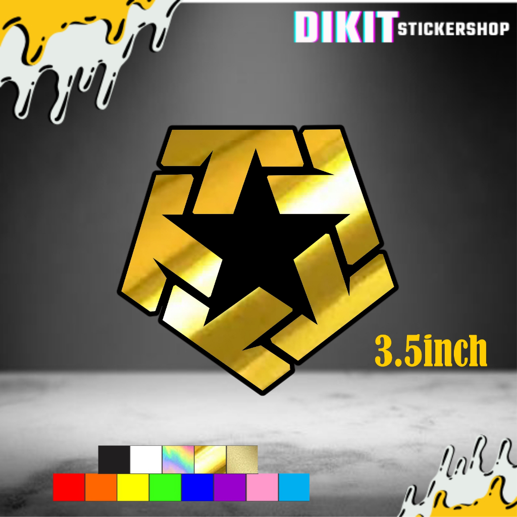 tribal logo sticker two layer waterproof | Shopee Philippines