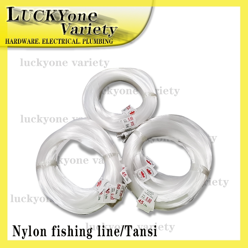 Tansi Nylon String Fishing Line / 30 grams per roll ( 10 rolls per pack ...