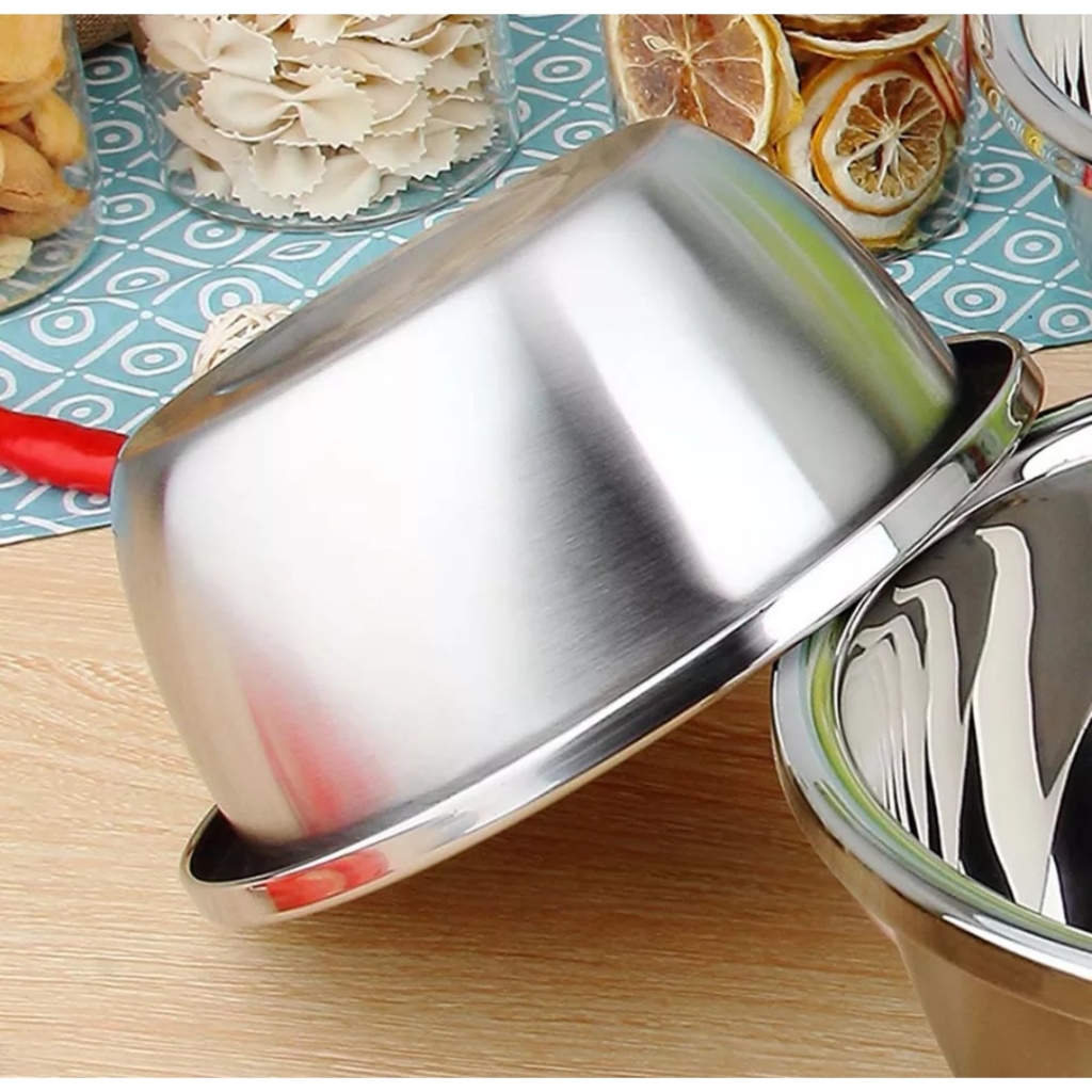 Food Grade Stainless Mixing Bowl, Basin Household Thickened Kitchen ...