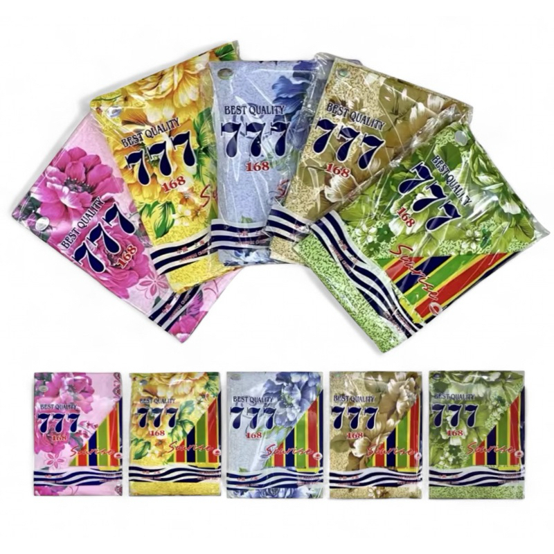 777 Single/Double Size Cotton Blanket Kumot Bedsheet Random design ...