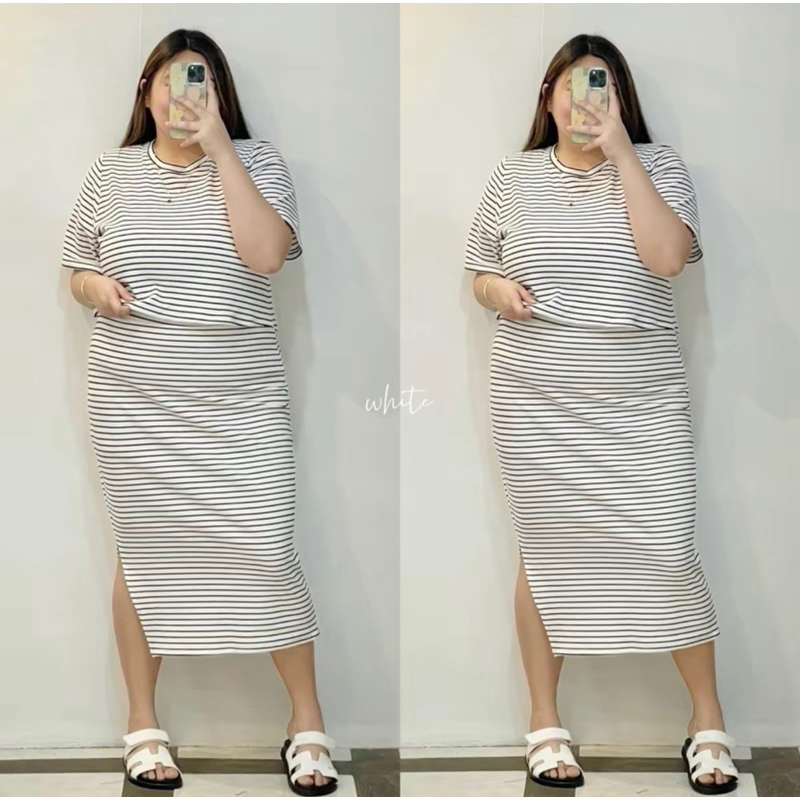 KELSEY COORDINATES | Plus Size Basic Coords | Top & Skirt Terno ...