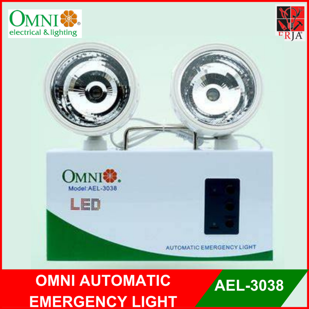 OMNI AUTOMATIC EMERGENCY LIGHT AEL-3038 | Shopee Philippines