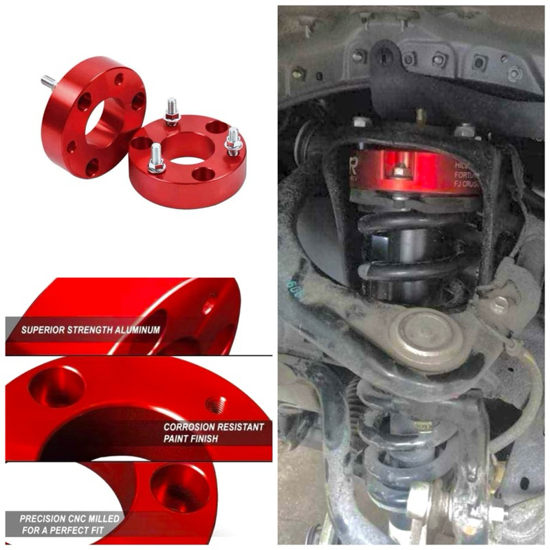 Toyota Hilux Fortuner FJ Cruiser 2005 - 2025 Front Coil Spacer 32mm Lift | Shopee Philippines