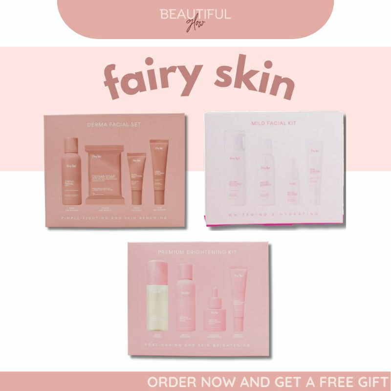 Fairy Skin Premium Brightening Kit | Mild Facial Kit | Derma Facial Kit ...