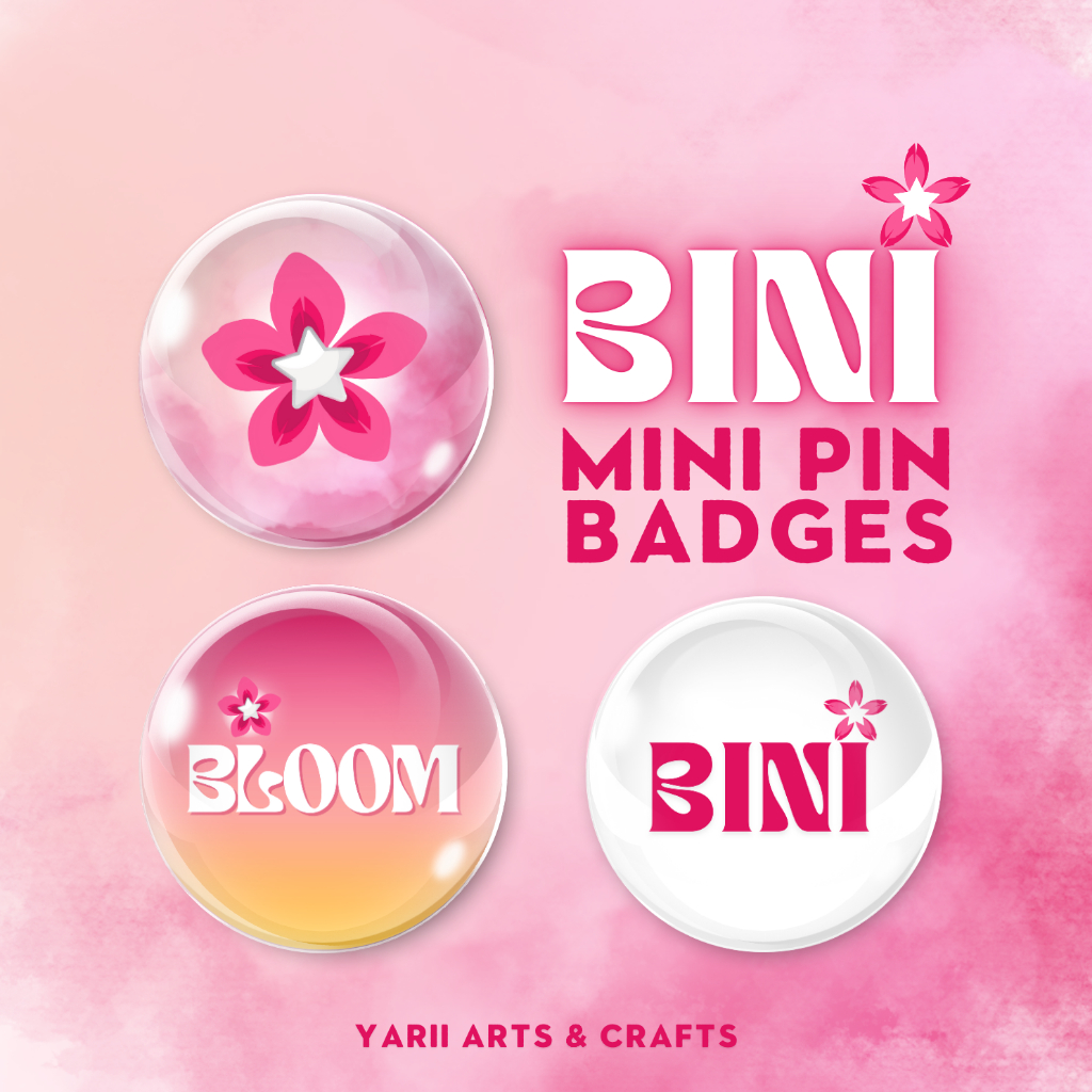 BINI Mini Button Pins/Badges (32mm) | Shopee Philippines