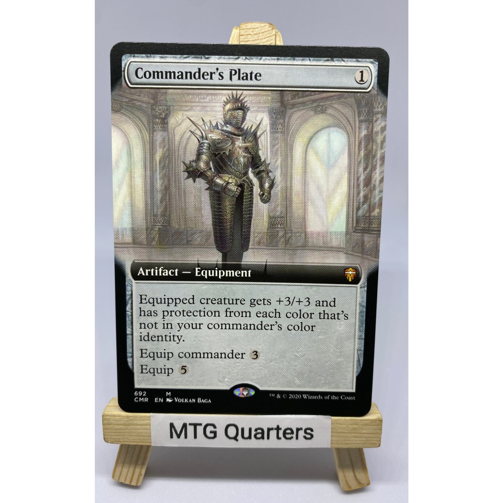 MTG Proxy Card - Commander's Plate (Extended Art) | Commander Legends ...