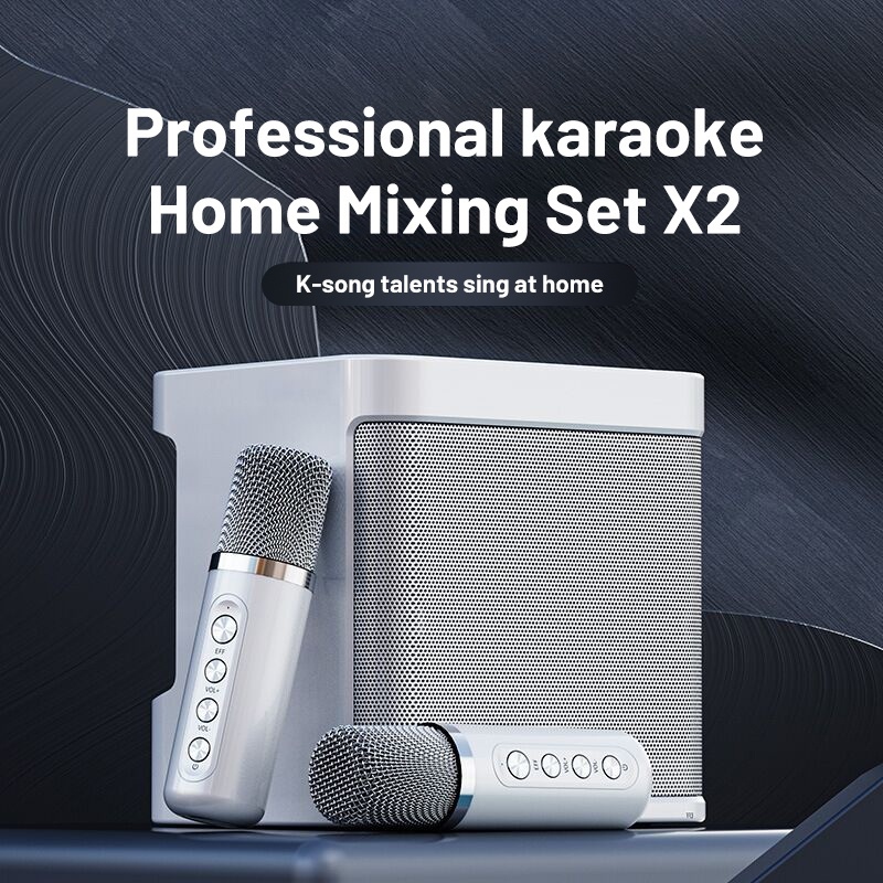 Su-Yosd YS-203 Wireless Bluetooth Dual Microphone Karaoke Speaker | M-Y ...