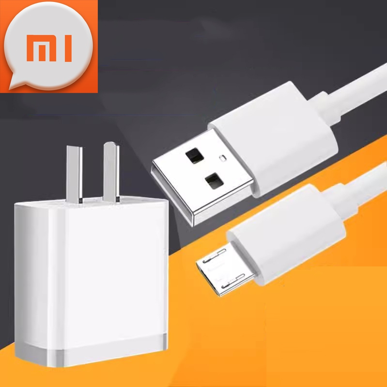 Original Fast Charger Xiao Mi Charger 2A Micro USB And Type C Cable For ...
