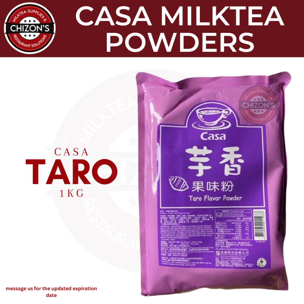 CASA Taro Milktea Powder 1kg Premium Quality | Shopee Philippines