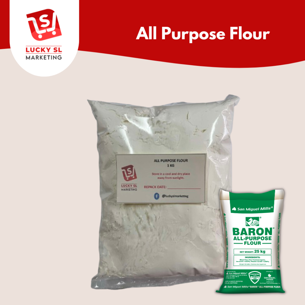 All Purpose Flour (Baron) [Repacked] 1kilo | Shopee Philippines