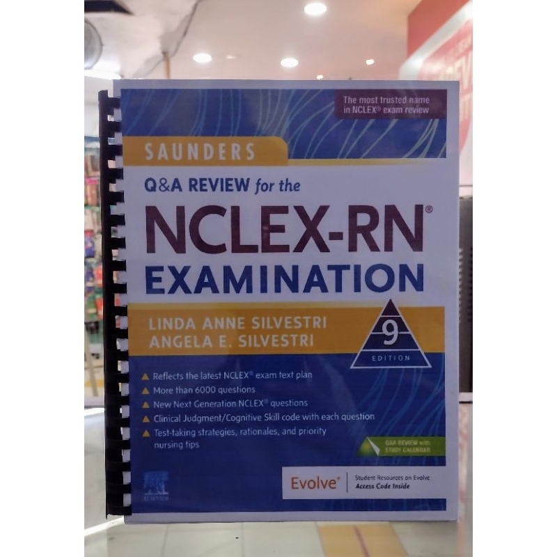 NCLEX-RN SAUNDERS EXAMINATION 9TH EDITION 2024 | Shopee Philippines