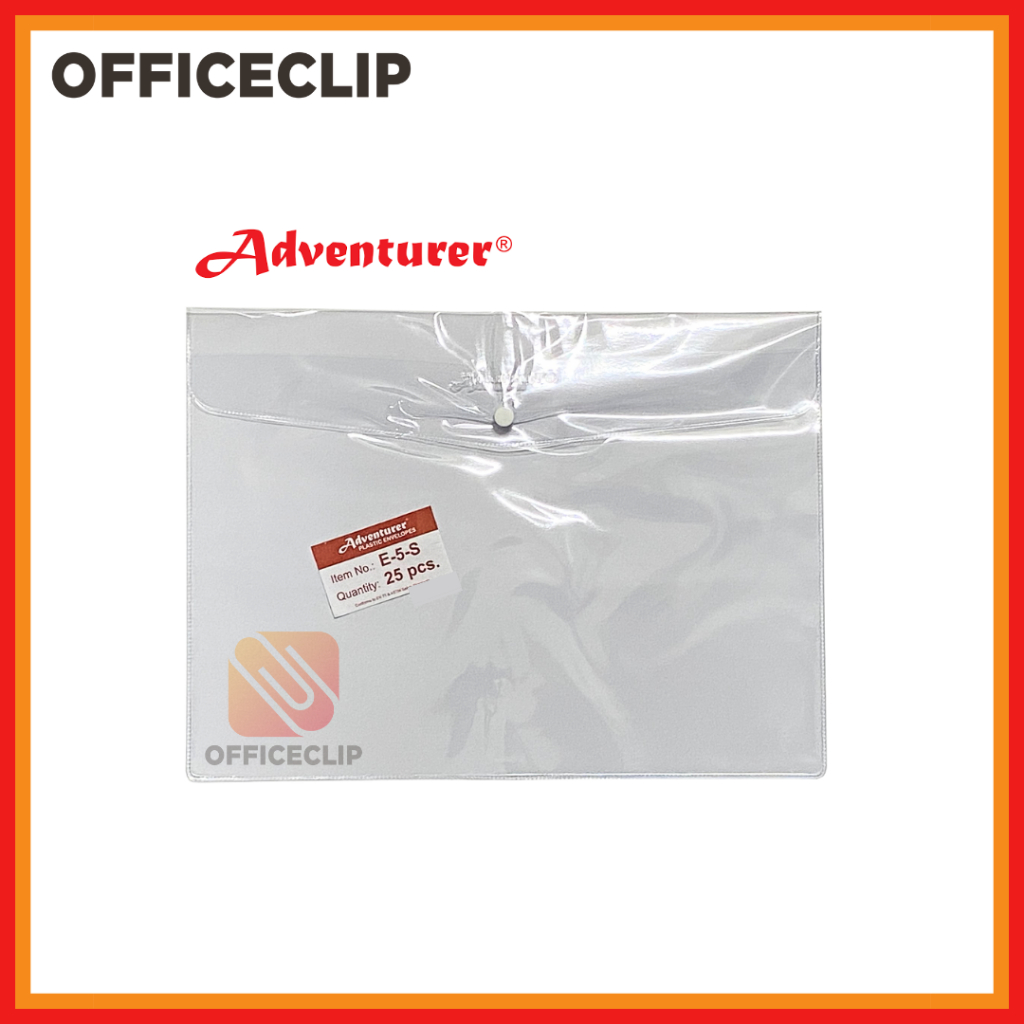 Adventurer Plastic Envelope Gauge 5 Short | Sold per pc | Shopee ...